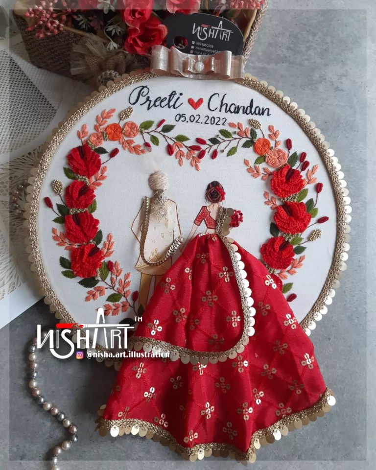 Personalized Wedding Embroidery Kit for 2022 | Vip Matrimonial Services