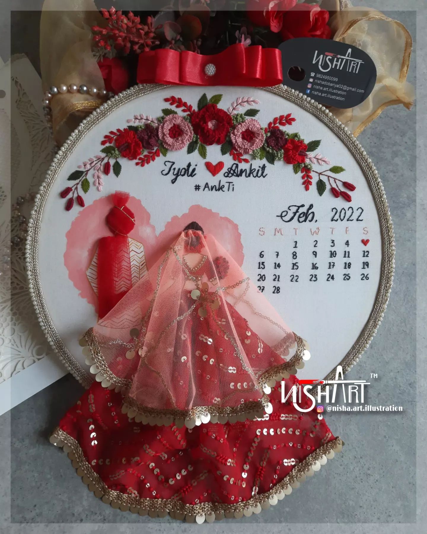 Personalized Wedding Embroidery Kit for 2022 | Vip Matrimonial Services